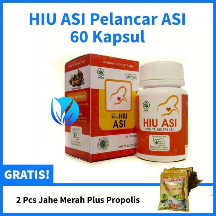 HIU ASI 60 KAPSUL - Suplemen Pelancar ASI, Asi Booster HIU Asi, Asi ...
