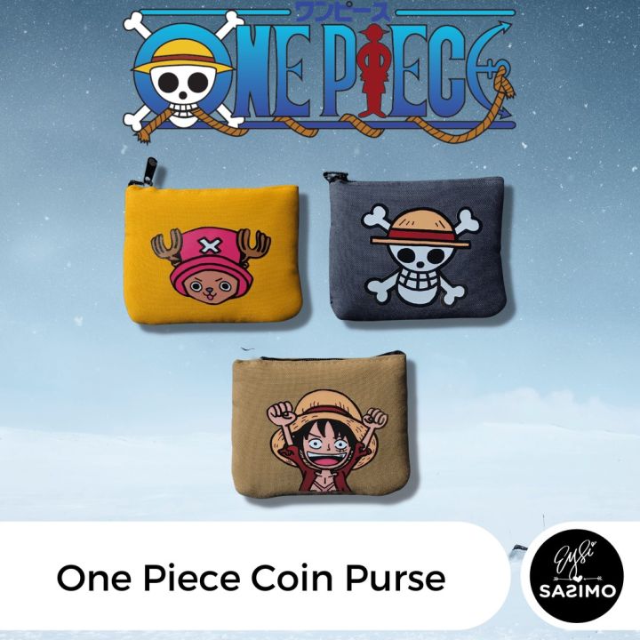 One Piece Character Themed Coin Purse Wallet | One Piece Flag | Monkey ...