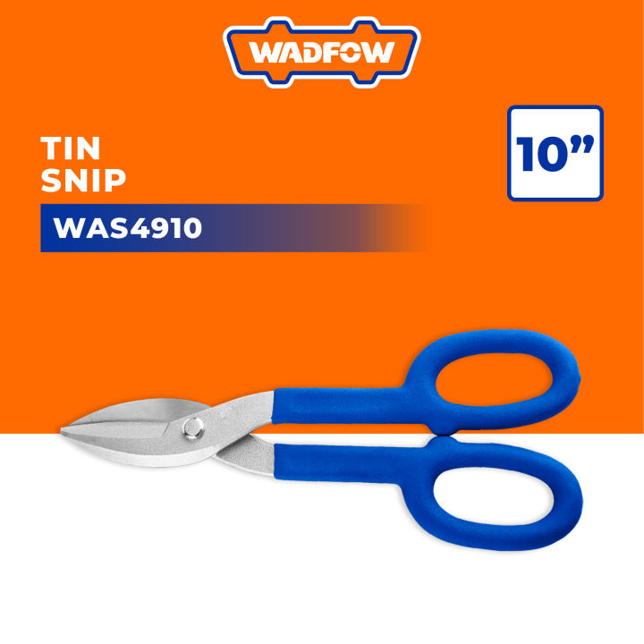 WADFOW Tin Snip (10"), Length: 250mm, Max. Cutting Thickness: Carbon ...