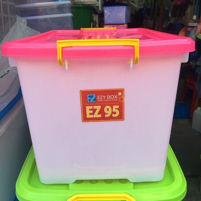 Container Ezy Box 95 Liter Kuat Tebal Tahan Banting Roda Kokoh ...