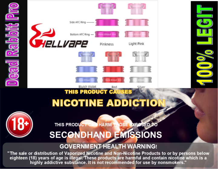 Hellvape Dead Rabbit Pro RDA Atomizer Color Accessories | Lazada PH