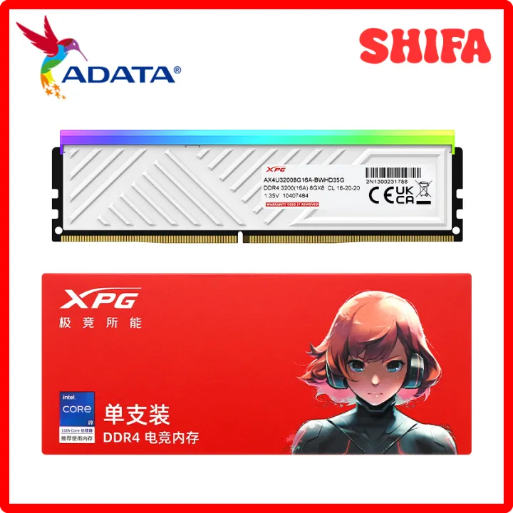 [SHIFA] ADATA XPG SPECTRIX D35G DDR4 RGB Memory Module with Heatsink ...