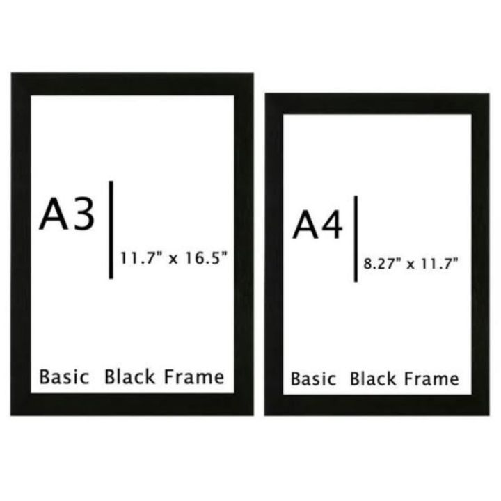 A3 size of picture frame, A4 size of picture frame | Lazada PH