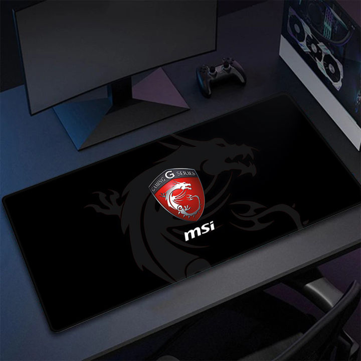 MSI Table Mat Mouse Pad Desk Mouse Pad Cute HD Desk Pad Extended Gaming Keyboard Mats Large XXL ...