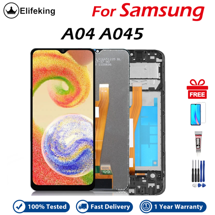 LCD For Samsung Galaxy A04 A045 Display Touch Screen Replacement Parts ...