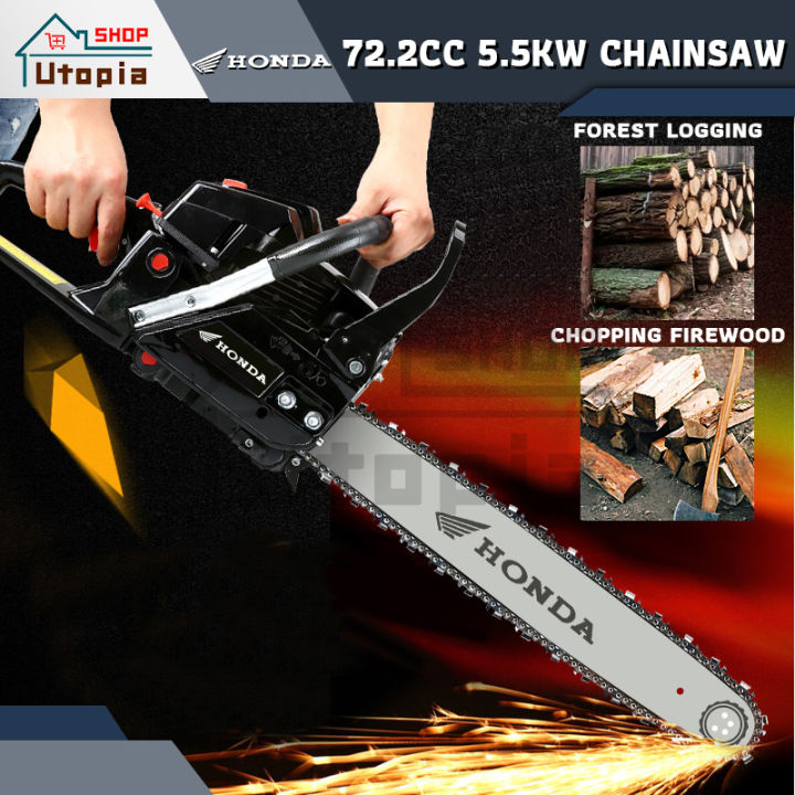 New Honda gasoline saw 20 22 24 inches 62CC 9.9KW Portable High Power ...