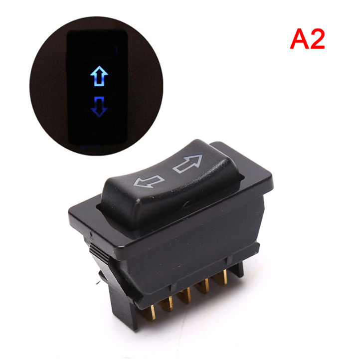 GM DPDT DC 12V 20A Universal Auto Car Power Window Switch 5 pins Black ...