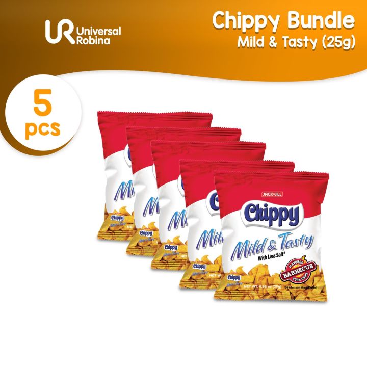 Chippy Mild & Tasty Flavored Corn Chips 25g - 5 packs | Lazada PH
