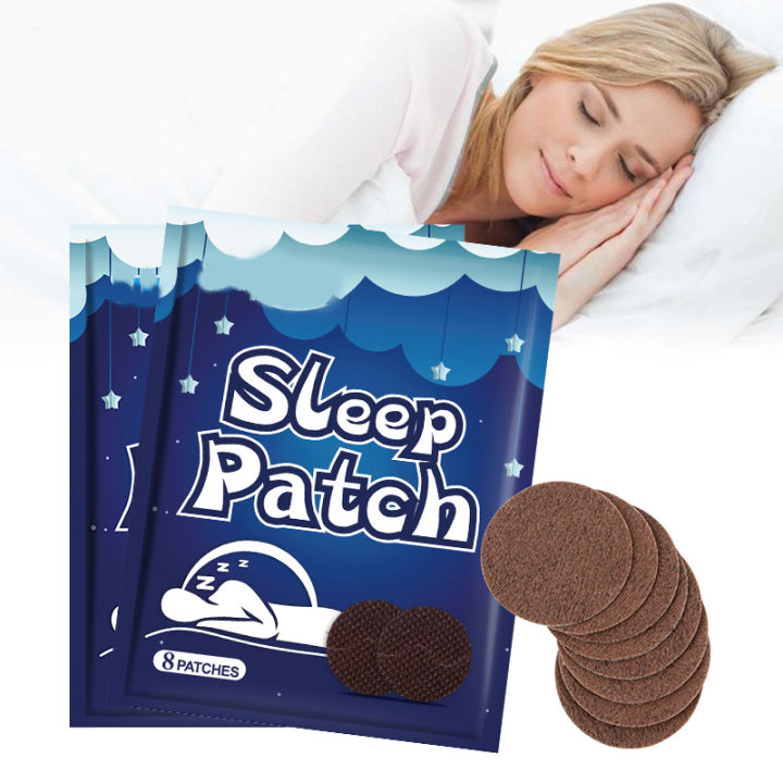 8pcs Sleep Patch Relieve Headache Stress Plaster Improve Insomnia Sleep ...