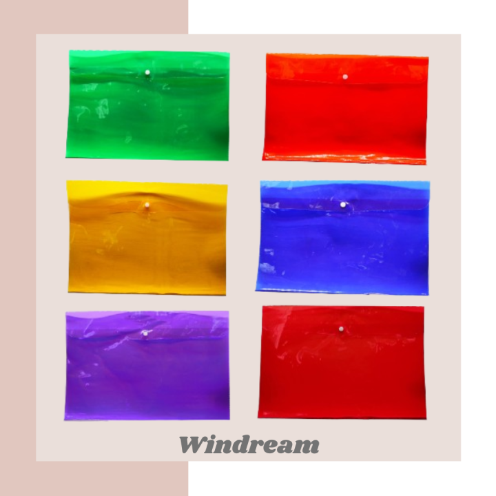 5 PCS Colored Plastic Envelope thick short | Lazada PH