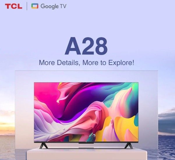 TV LED 50 INCH TCL 50A28 A28 SMART GOOGLE TV UHD 4K HDR 10 GARANSI ...