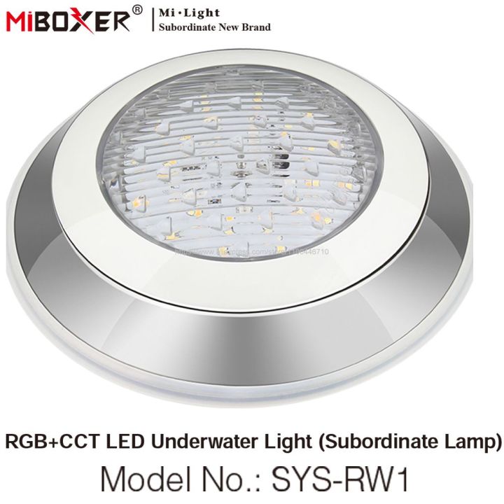 MiBoxer SYS-RW1 15W RGB+CCT LED Underwater Light (Subordinate Lamp ...