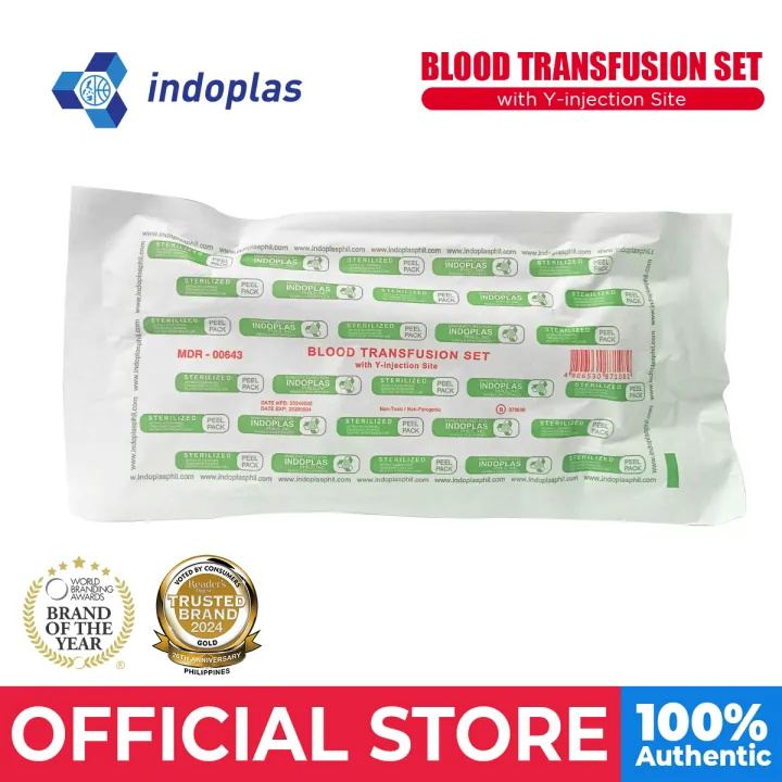 Indoplas Blood Transfusion Set with Y-injection Site | Lazada PH