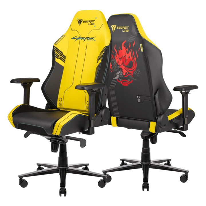 Secretlab Cyberpunk 2077 2020 Titan Omega yellow and black color ...