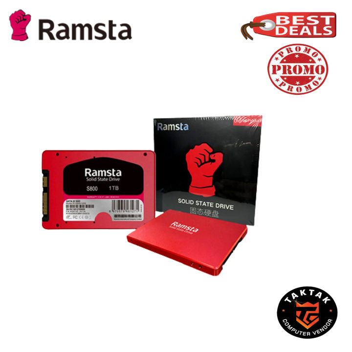 RAMSTA S800 SATA III SSD 120GB | 128GB | 1TB | Lazada PH