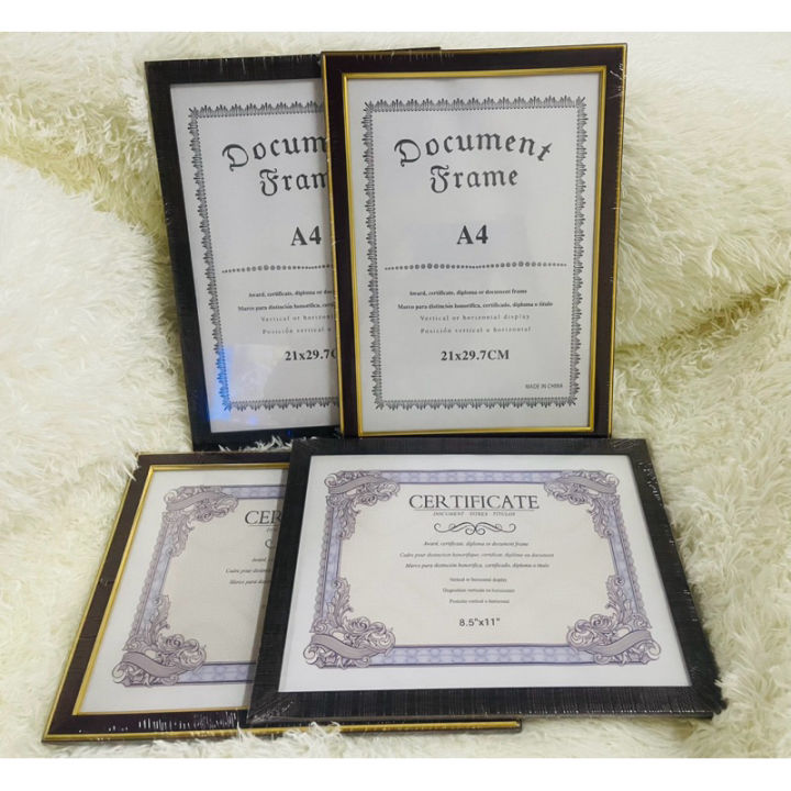 CERTIFICATE FRAME WOODEN ACETATE PVC COVER 8.5X11/A4 SIZE （PS05/1037 ...