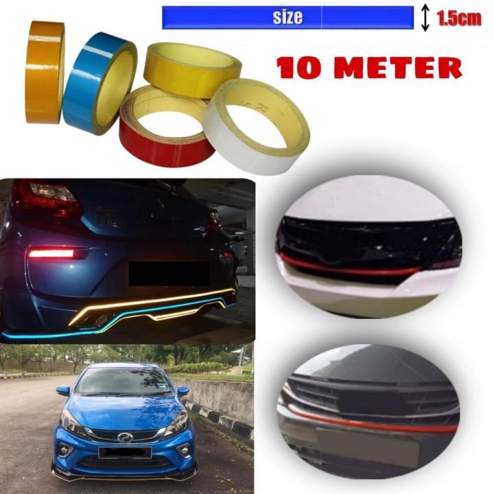 10 METER Sticker LINING CAR STICKER REFLECTOR STIKER LINING KERETA ...