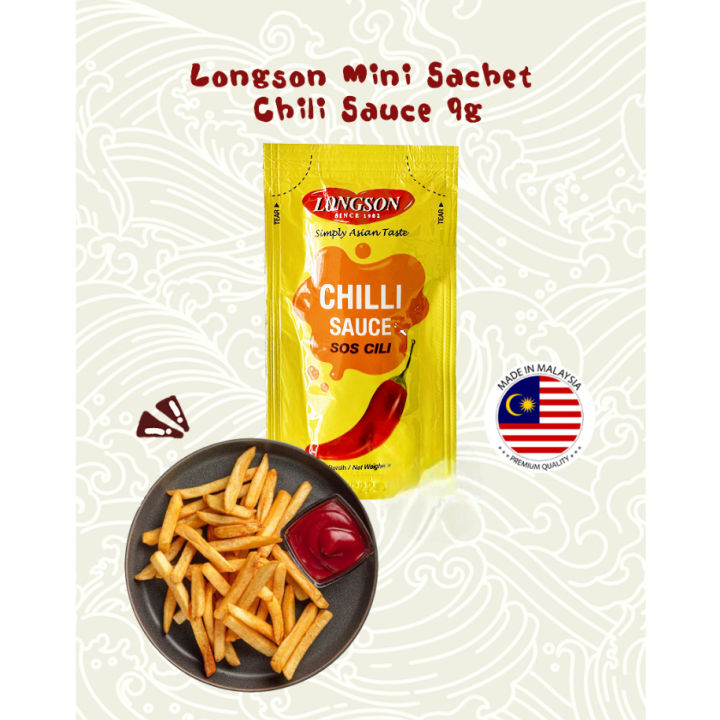 [19th FEB 2025] Longson Mini Sachet Chili Sauce / Sos Chili HALAL 9g ...
