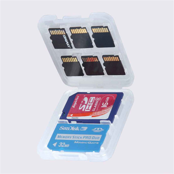 Memory Card Storage Holder Plastic Organizer Case 8 in 1 | Lazada PH