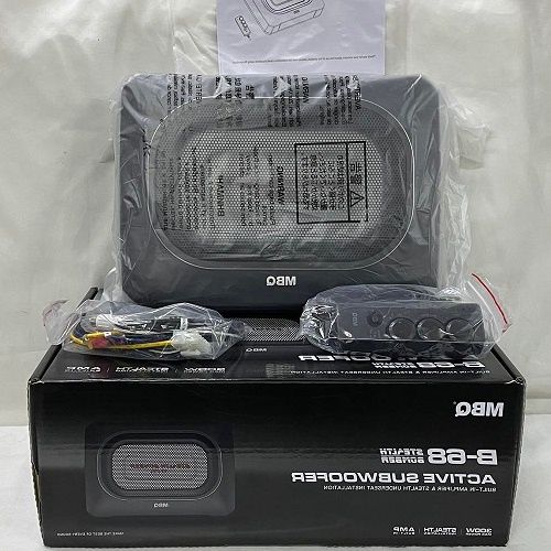 MBQ B-68 STEALTH BOMBER ACTIVE SUBWOOFER / BUILT IN AMPLIFIER & STEALTH ...