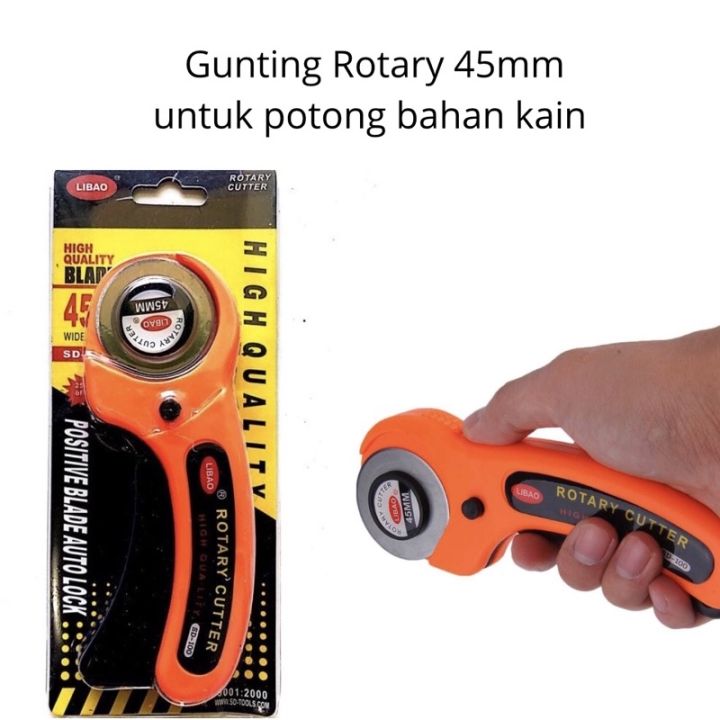Gunting rotary/ rotary cutter/ alat pemotong rotary | Lazada Indonesia