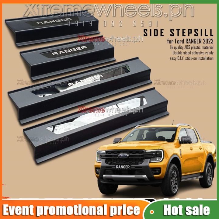 Ford Ranger 2023 4pcs Thailand Made Side Step sill / stepsill / Door ...