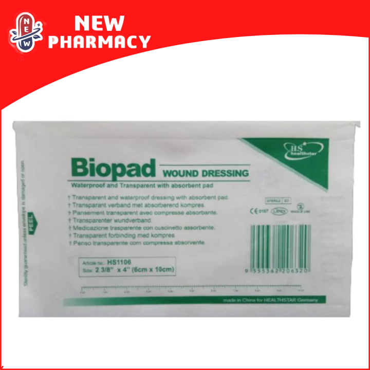Biopad Wound Dressing 6cmx10cm 1's (Exp: 11/24) | Lazada