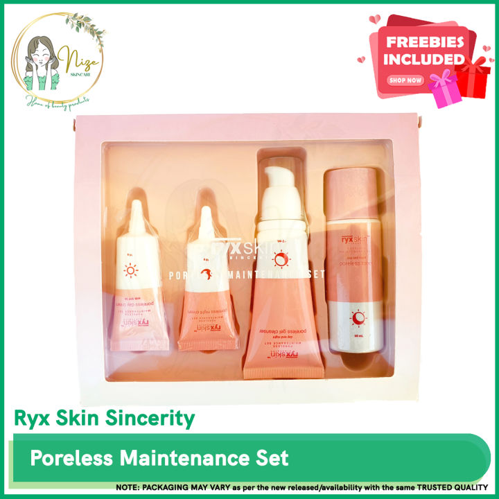 RYX SKIN SINCERITY PORELESS MAINTENANCE SET | Lazada PH