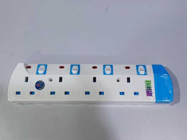 Trailing socket 13A casing 2/ 3gang 13Amp 240v Extension socket w/Neon ...