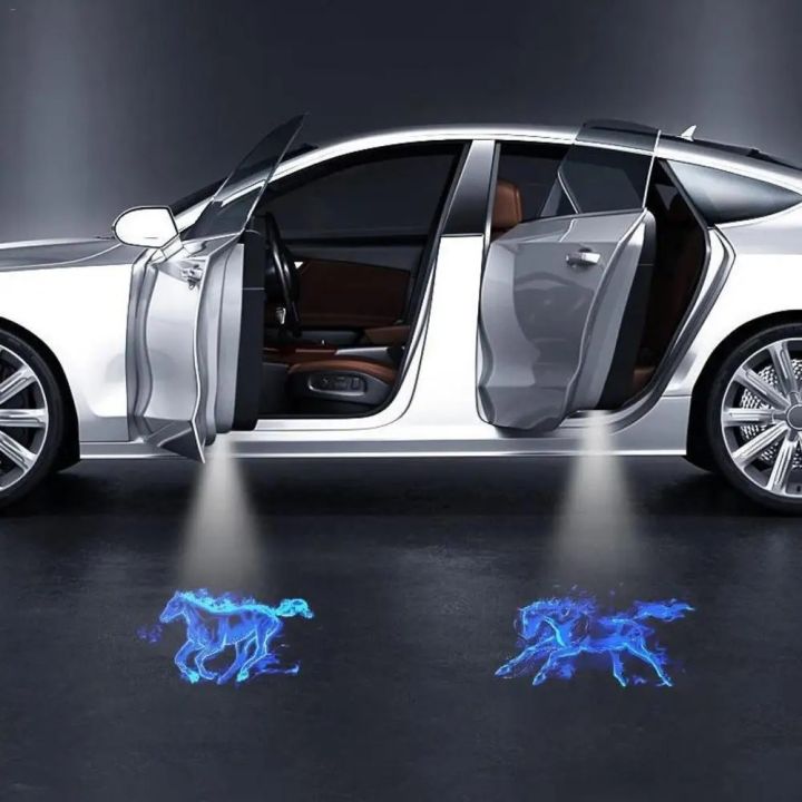 FTU Car door dynamic welcome light Pikachu dynamic light door opening ...