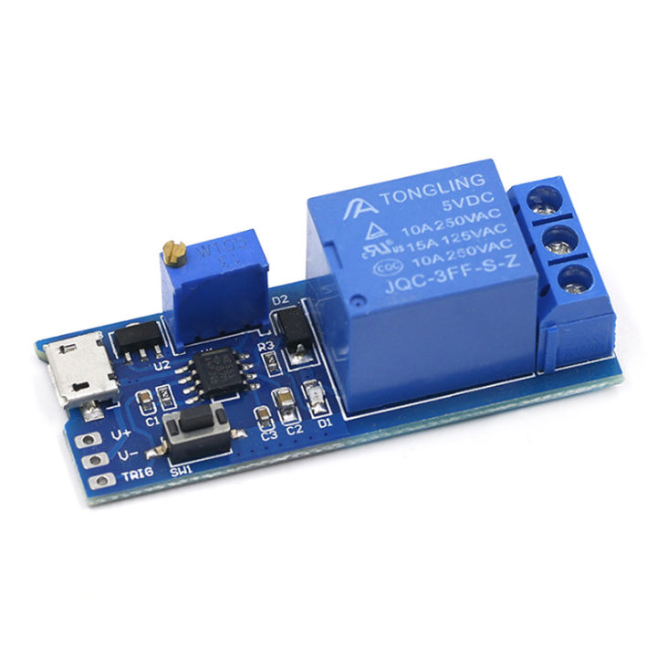 Micro adjustable delay relay trigger delay switch 5V-30V USB powered ... Micro adjustable delay relay trigger delay switch 5V-30V USB powered ...