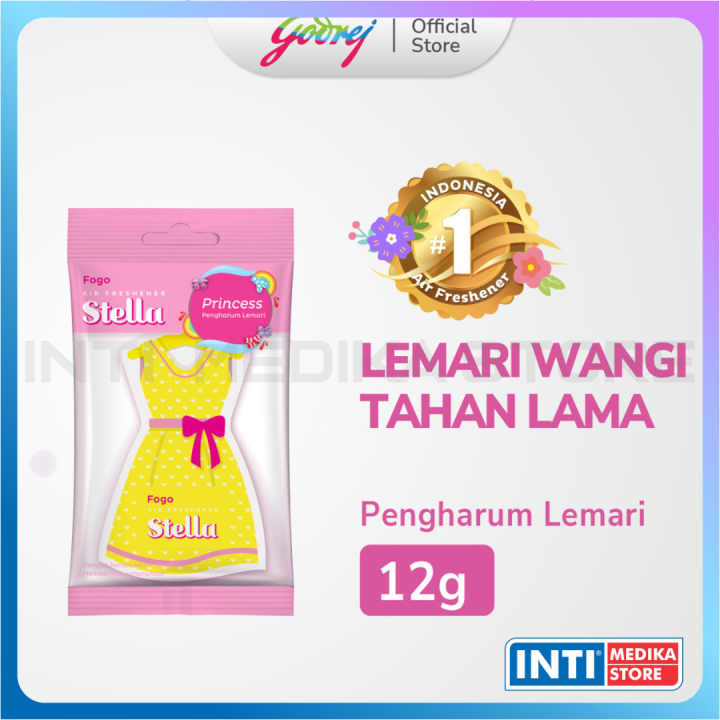 STELLA - Pengharum Lemari FOGO Air Freshener PRINCESS 12gr | Pewangi ...