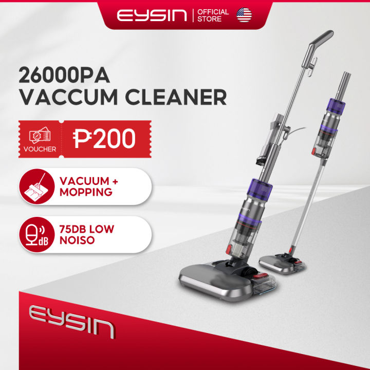 EYSIN VC30 Plus 3in1 Handheld Lightweight Vacuum Cleaner with Large Mop Pad and Strong Suction ...