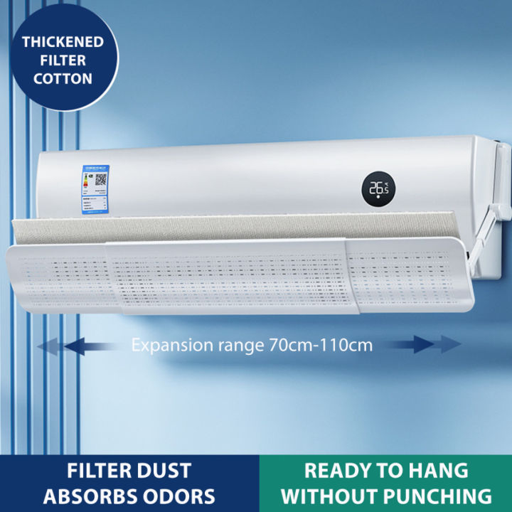 Adjustable Air Conditioner Wind Deflector - Universal AC Vent Cover For ...