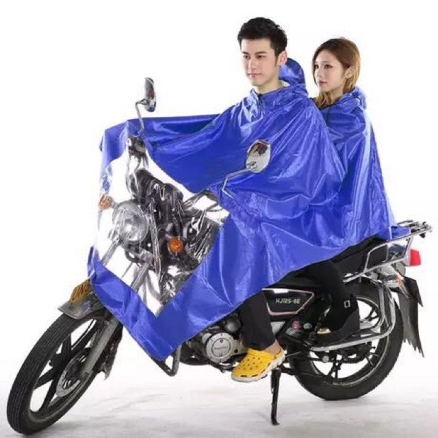 Motorcycle Raincoat Motor Rain Double Person 2 person Motor Raincoat ...