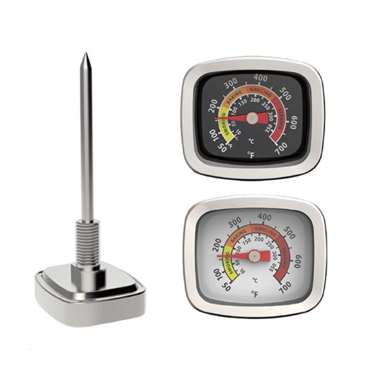 Industrial Grade Thermometer Temperature Gauges BBQ Barbecue Charcoal ...