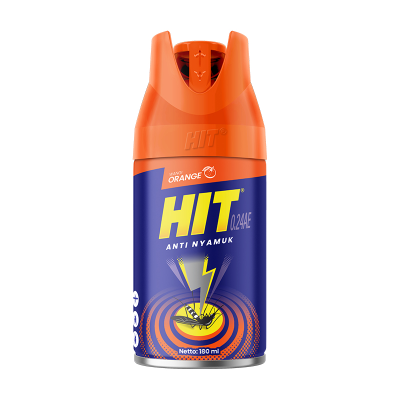 HIT Obat Nyamuk Aerosol Orange 180 ml | Lazada Indonesia