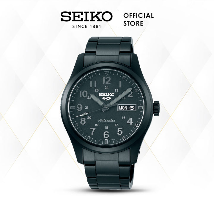 Seiko 5 Sports Stealth SRPJ09 SRPJ09K1 Automatic Black Stainless ...