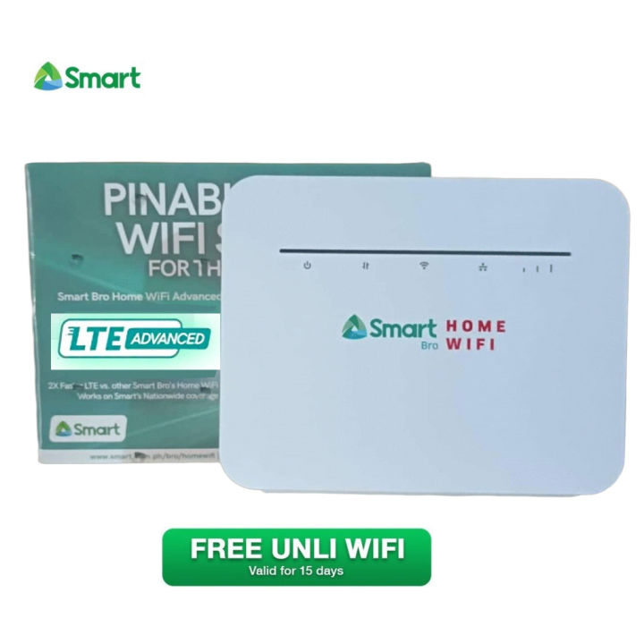 PLDT SMART Prepaid Home Wifi FX-ID5L (Boosteven-R291) LTE-A FREE 15Days Unli | Lazada PH
