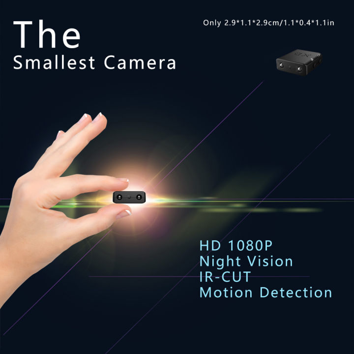 Hidden Mini Camera HD 1080P Mini Wifi Camera XD IR CUT Camcorder ...