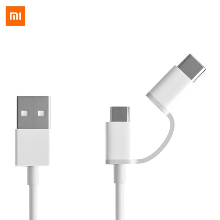 Xiaomi Mi 2-in-1 USB Cable 30cm (Micro USB to Type C) Model:SJX01ZM ...