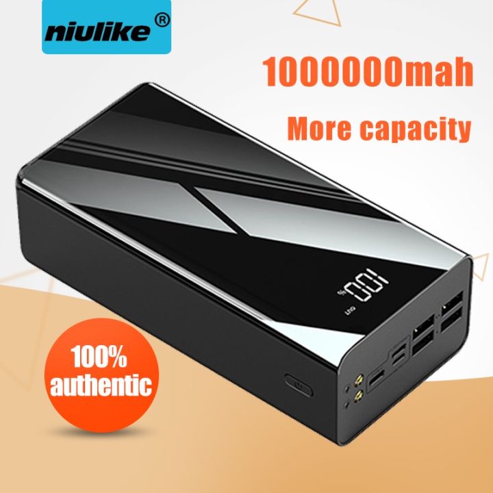 original 100000mah Powerbank Fast Charging Power Bank High Capacity ...