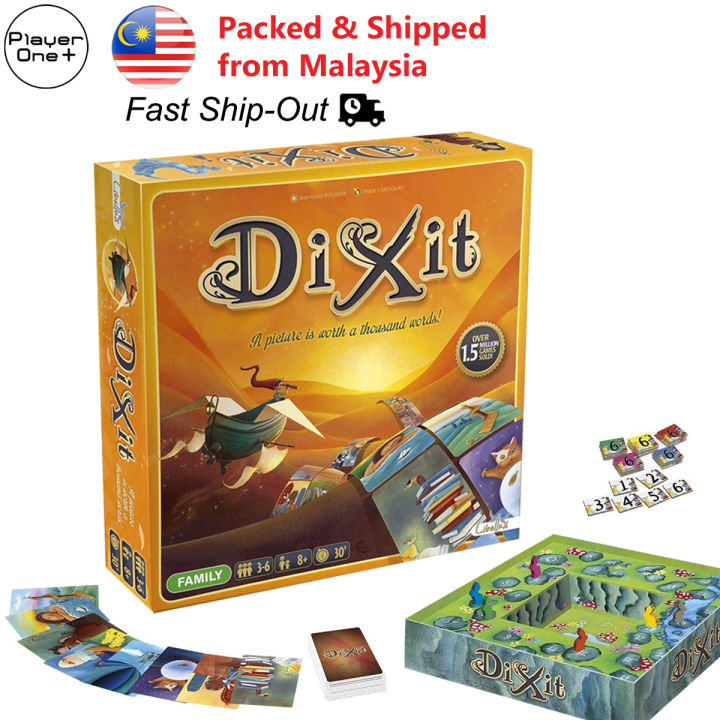 Dixit Base And Quest Expansion Board Game Fun Illustrated Cards Family ...