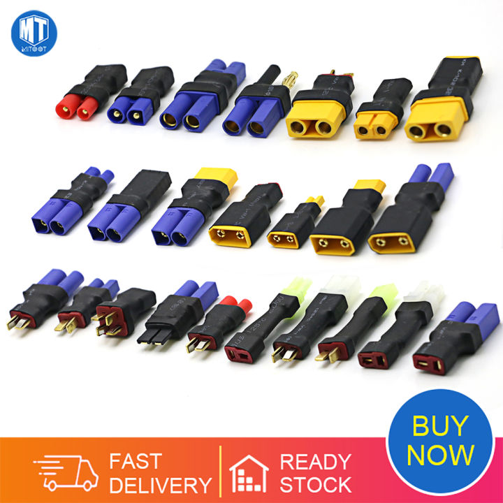 Adapter XT30 XT60 XT90 Traxxas T Plug Deans EC5 EC3 Female to Male HXT ...