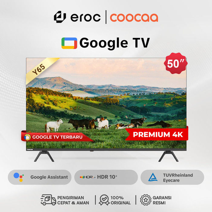 COOCAA 50 inch GOOGLE TV-Smart TV-4K UHD-Dolby Audio - 50Y65 | Lazada ...