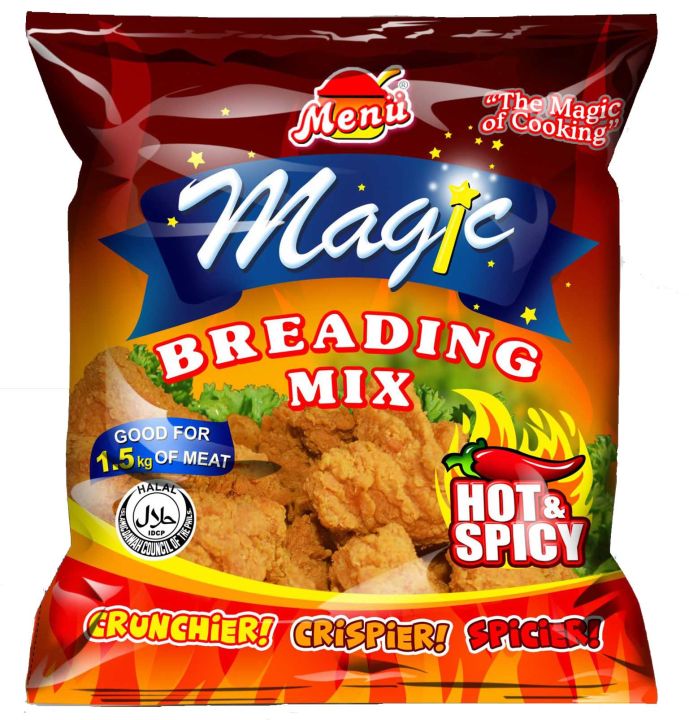 Menu Magic Breading Mix Spicy 100grams x 6 packs | Lazada PH