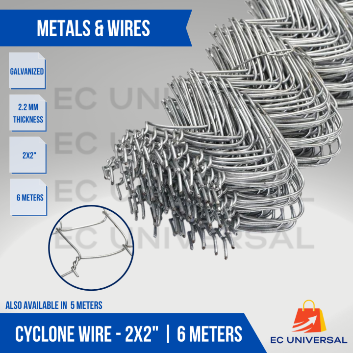 Cyclone Wire Mesh (2x2") 6 meters roll 4 Ft height | EC Universal ...
