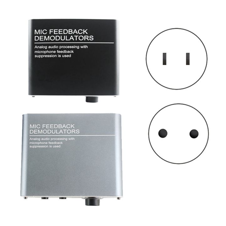 4 Channels Microphone Anti-Howling Device, Front Stage Effector,Suppressor Frequency Shift ...