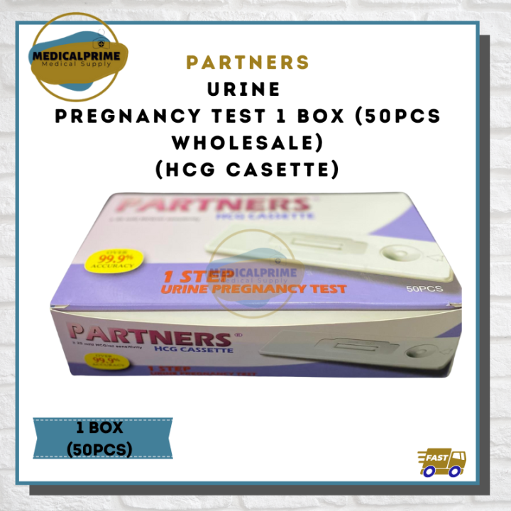 PARTNERS PREGNANCY TEST KIT ORIGINAL - 1 BOX (50pcs) 99% ACCURACY WITH ...