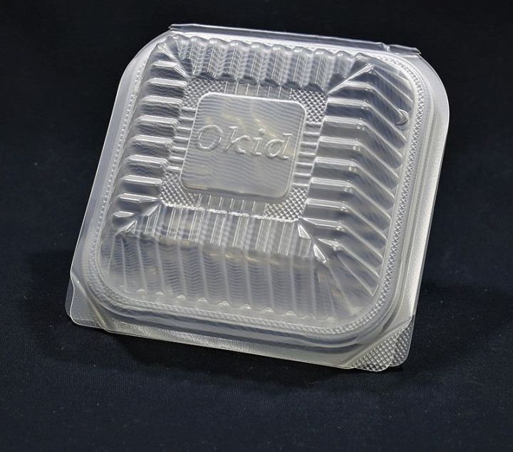 🔥Packaging PP Burger Box Disposable Plastic Food Box Takeaway Salad ...